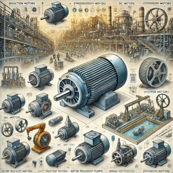 Descripción General de los Motores Eléctricos, Tipos y sus Aplicaciones en la Industria ...